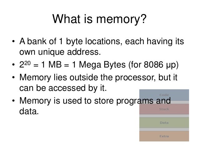 8086 memory segmentation 8086 memory segmentation