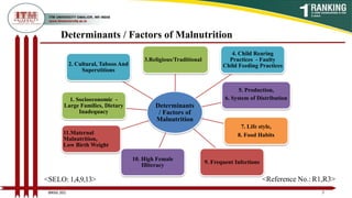 Factors of malnutrition | PPTX