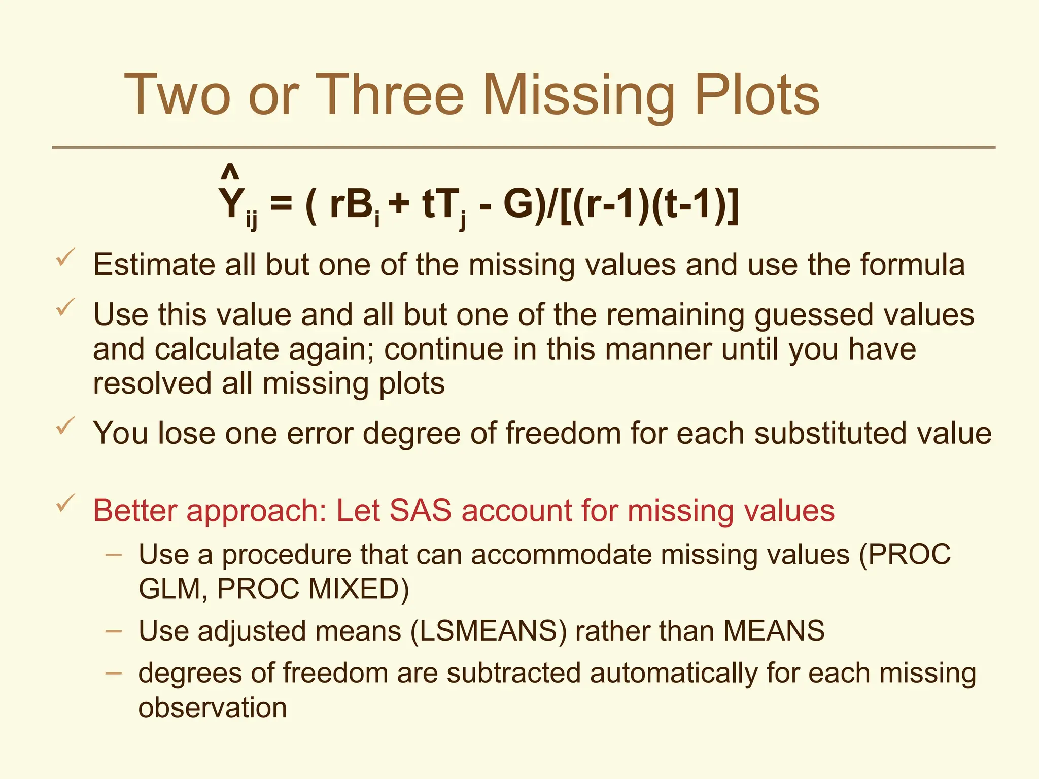 Methods and analysis in Randomized complete block design | PPT