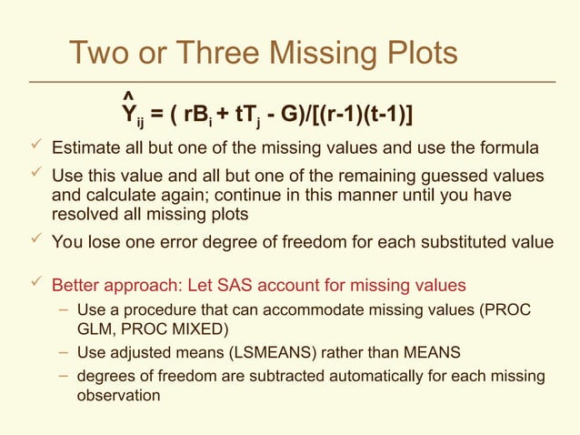 Methods and analysis in Randomized complete block design | PPT ...