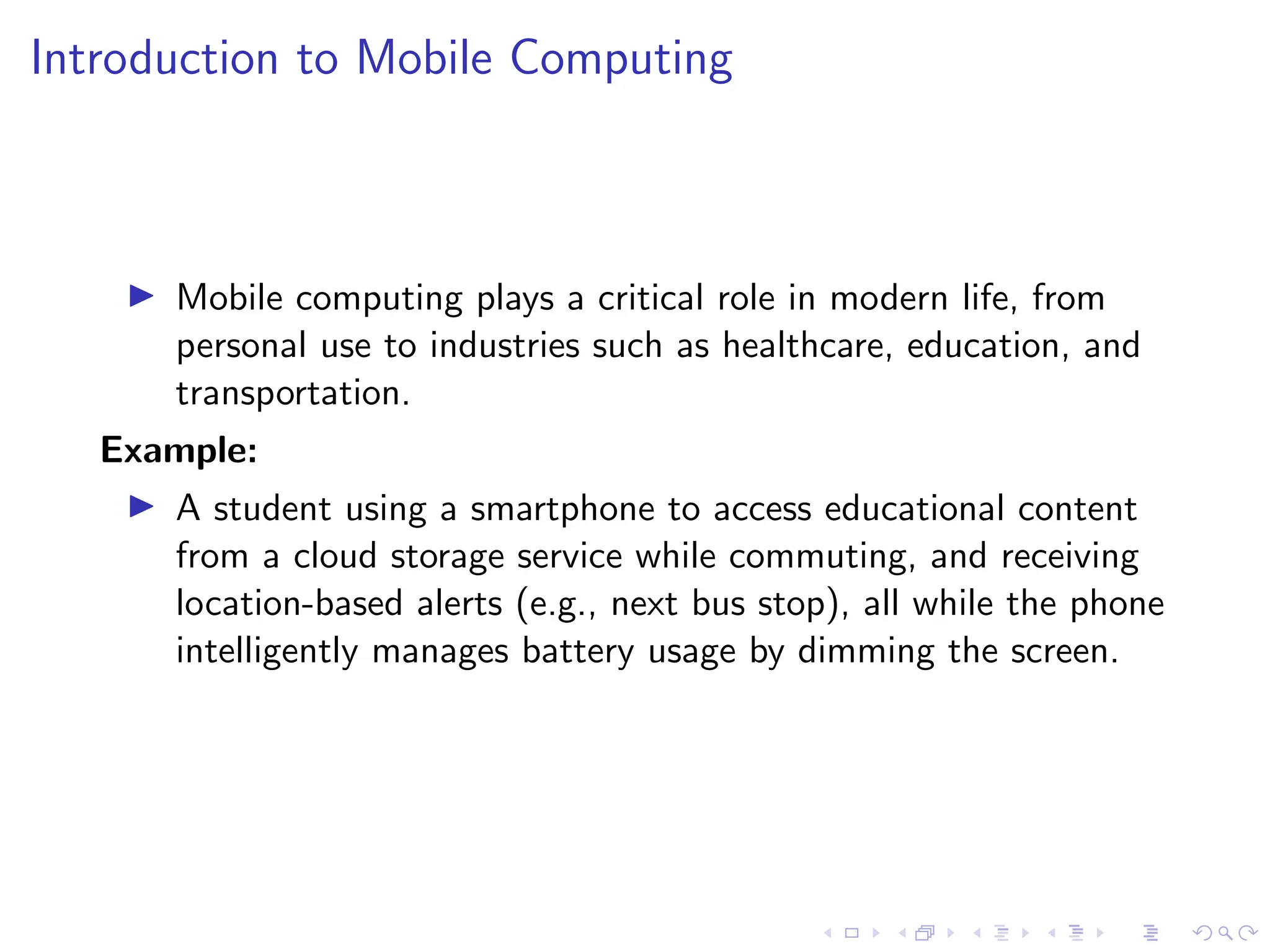 Mobile Computing(Ubiquitious computing1) | PPT