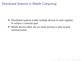 Mobile Computing(Ubiquitious computing1) | PPT