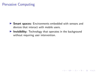 Mobile Computing(Ubiquitious computing1) | PPT