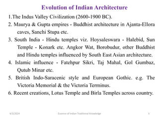 Ancient structures in India (Indian Traditional Knowledge).ppt