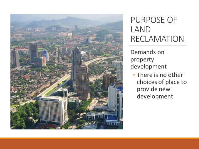 CONSTRUCTION TECHNOLOGY LECT 4 - LAND RECLAIMATION.pdf | Geology | Science