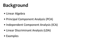 Lect4 principal component analysis-I | PPTX | Physics | Science