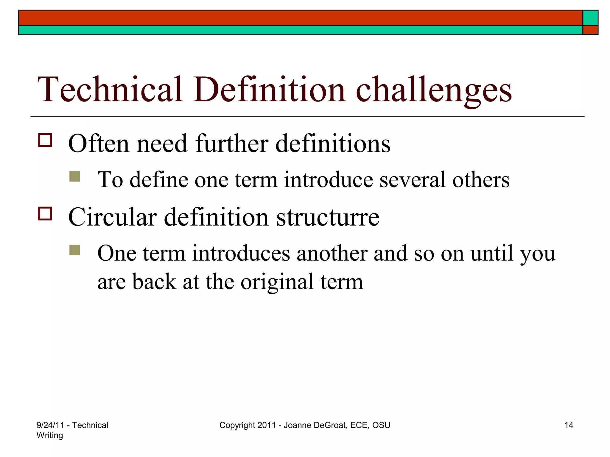 Lect 4 technical writing basics | PPT