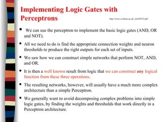 Artificial Neural Network Lect4 : Single Layer Perceptron Classifiers | PDF