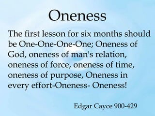 Law of One - Understanding Reality | PPT