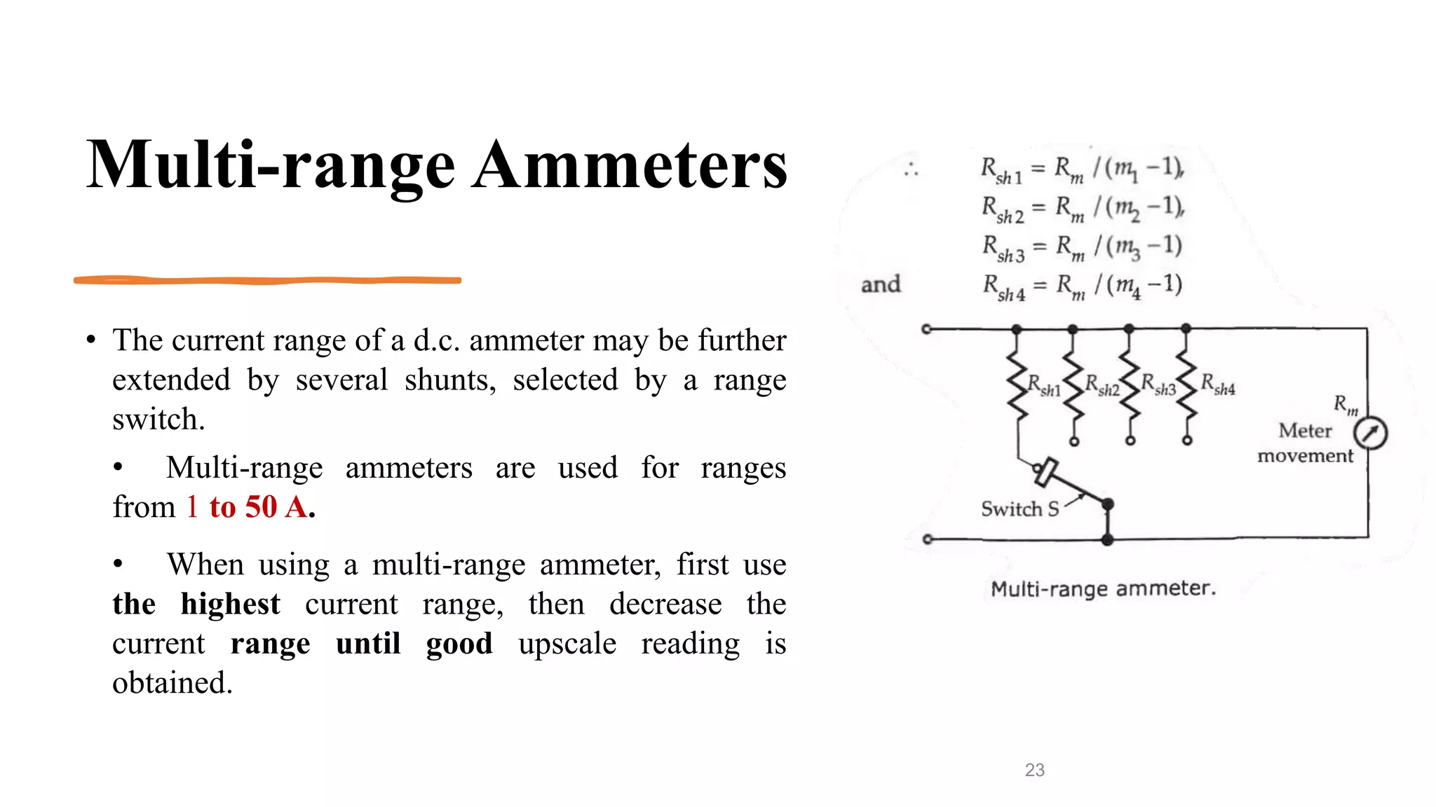 Lect 4 analog meter PMMC.pptx | Physics | Science