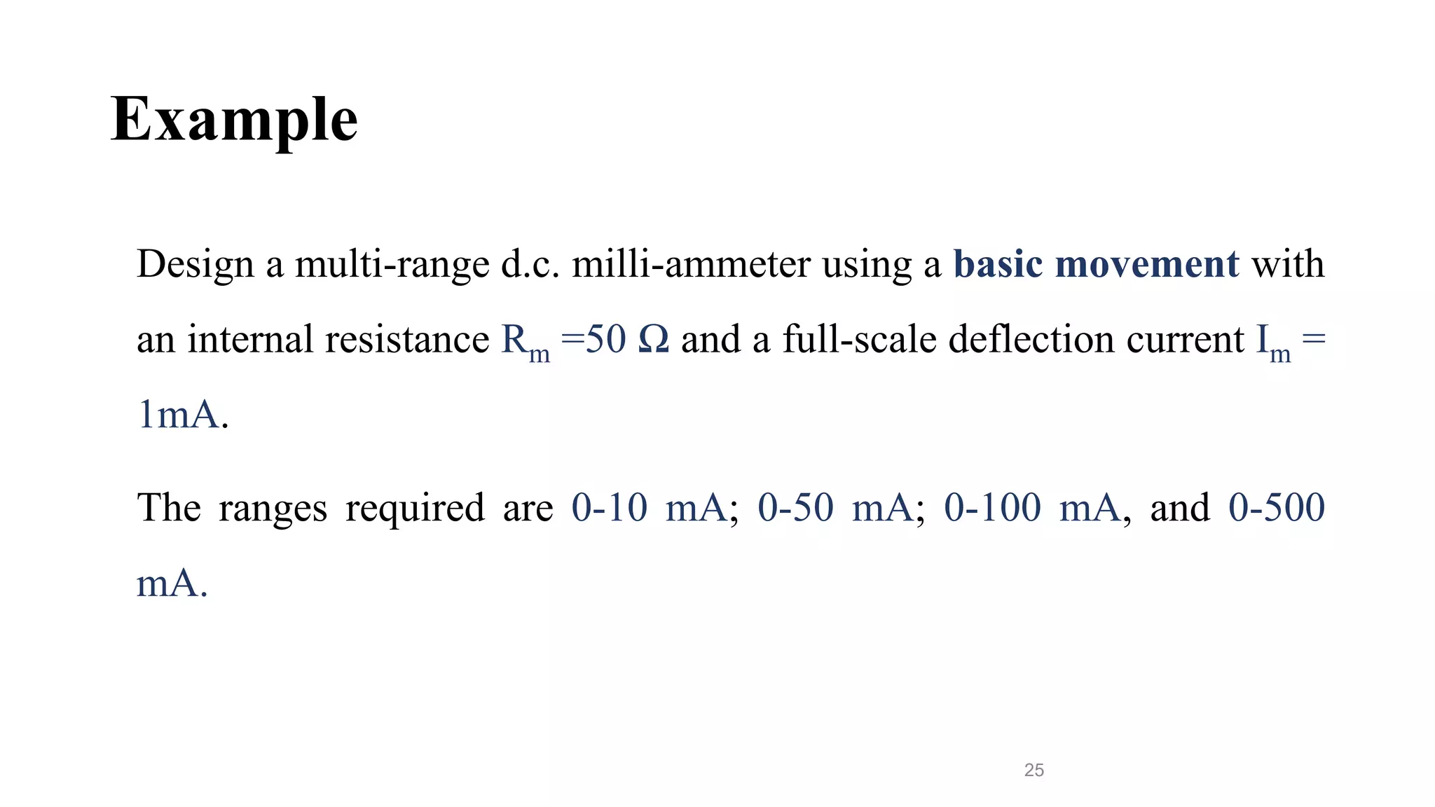 Lect 4 analog meter PMMC.pptx | Physics | Science