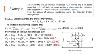 Lect 4 analog meter PMMC.pptx | Physics | Science
