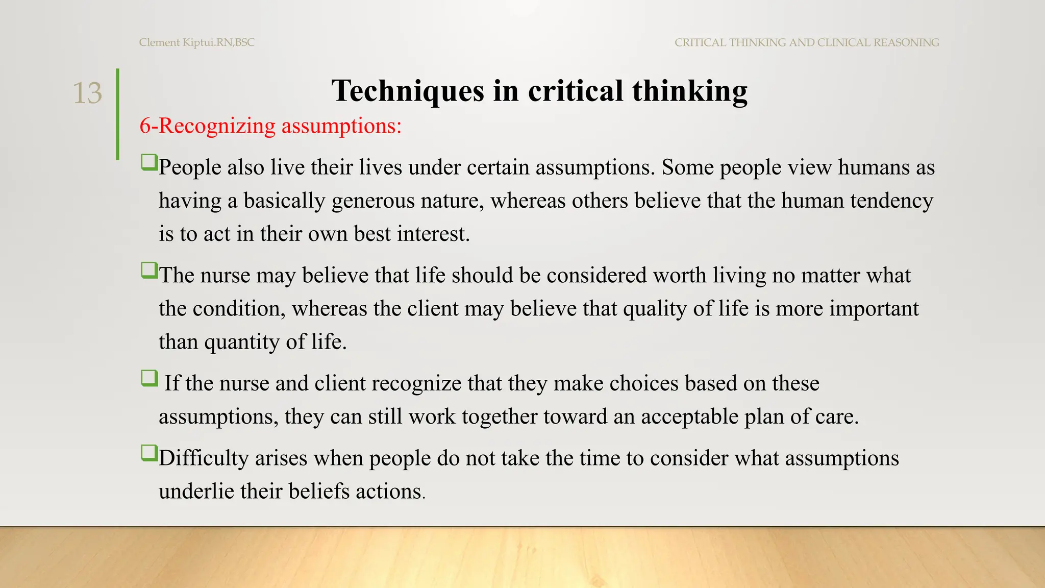 Lect 4;Criticial Thinking & Clinical Reasoning.pptx