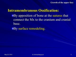 Growth and Development of Craniofacial Complex | PDF