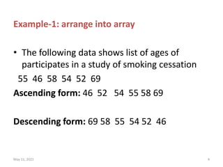 Lect 4 part 1 techniques for data presentation | PPTX | Databases ...