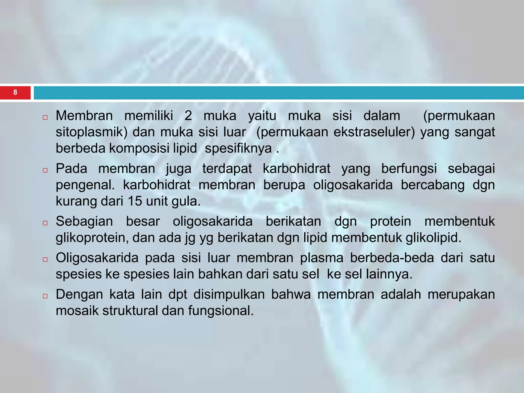 Lect 4 SISTEM TRANSPOR MEMBRAN SEL LENGKAP | PPTX