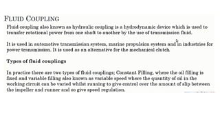 Lect 4 Unit 1 Drive Train Fluid Flywheel | PPTX
