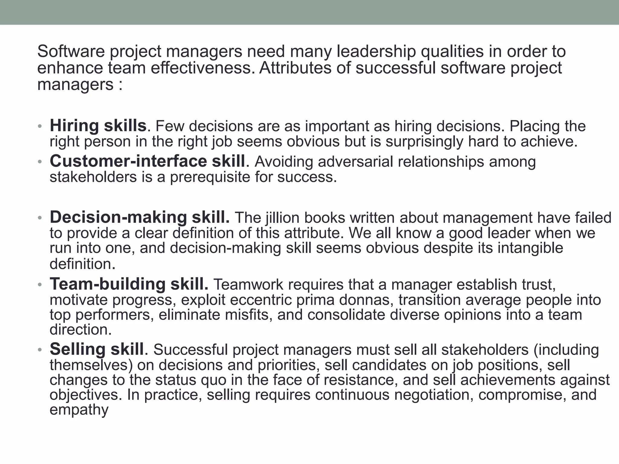 Lect5 improving software economics | PPTX