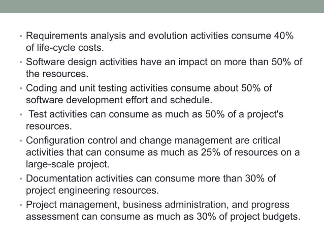 Lect5 improving software economics | PPTX | Programming Languages | Computing