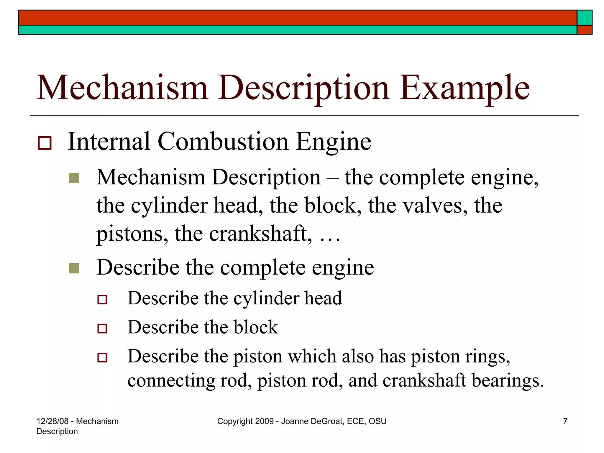 Lect 5 mechanism description (1) | PPT
