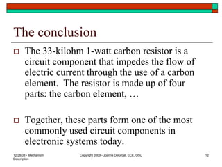 Lect 5 mechanism description (1) | PPT