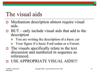 Lect 5 mechanism description (1) | PPT