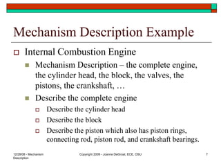 Lect 5 mechanism description (1) | PPT