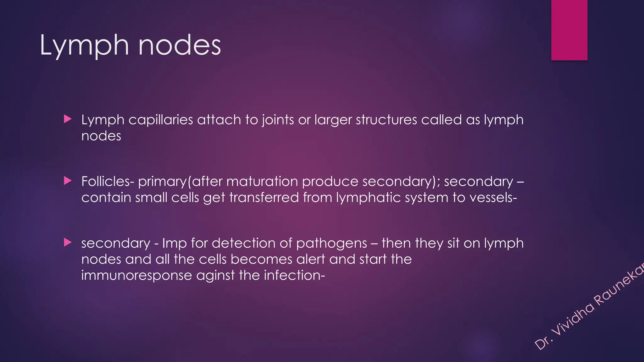 Organs of Immunity: Secondary lymphoid organs, Lymphatic system | PPTX