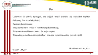 Elements of Nutrition | PPTX