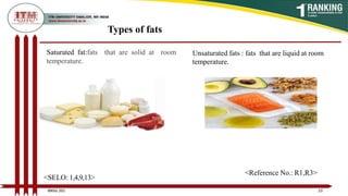 Elements of Nutrition | PPTX