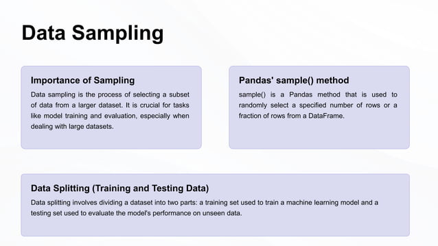 Pandas Data Cleaning And Preprocessing Pptpptx Databases Computer