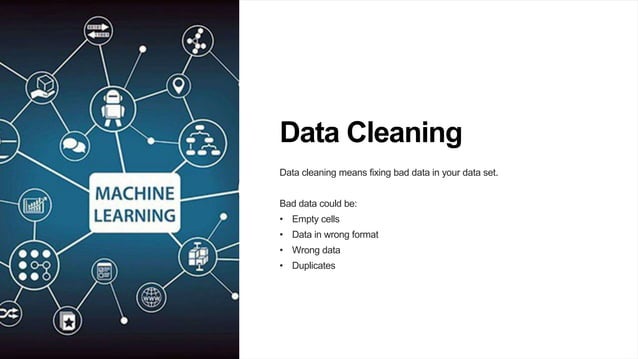 Pandas Data Cleaning and Preprocessing PPT.pptx | Databases | Computer Software and Applications