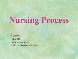 fundamental nursing lecture nursing Process.ppt