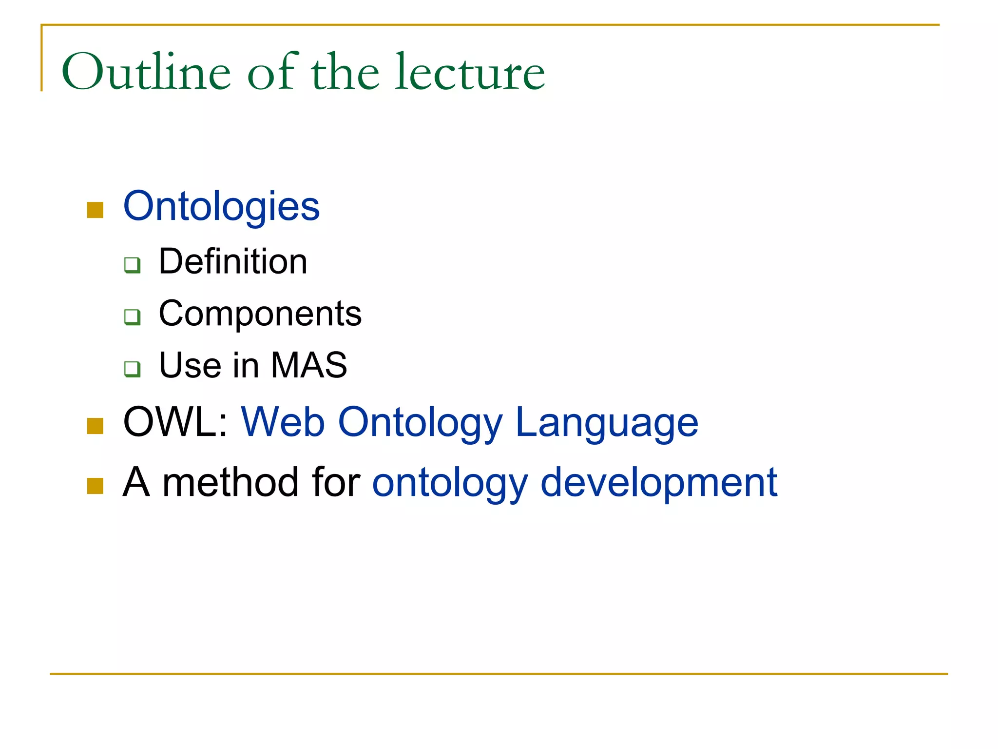 Lect6-An introduction to ontologies and ontology development | PDF