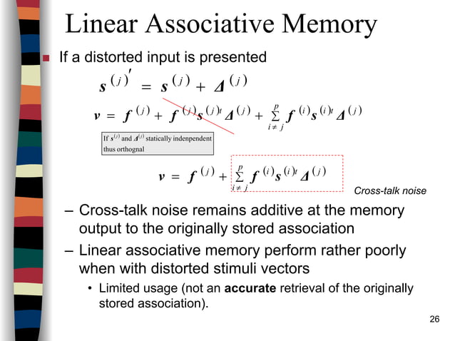 Artificial Neural Network Lecture 6- Associative Memories & Discrete Hopfield networks | PDF ...