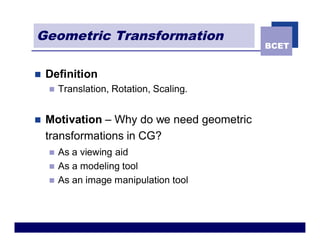 Lect6 transformation2d | PPT