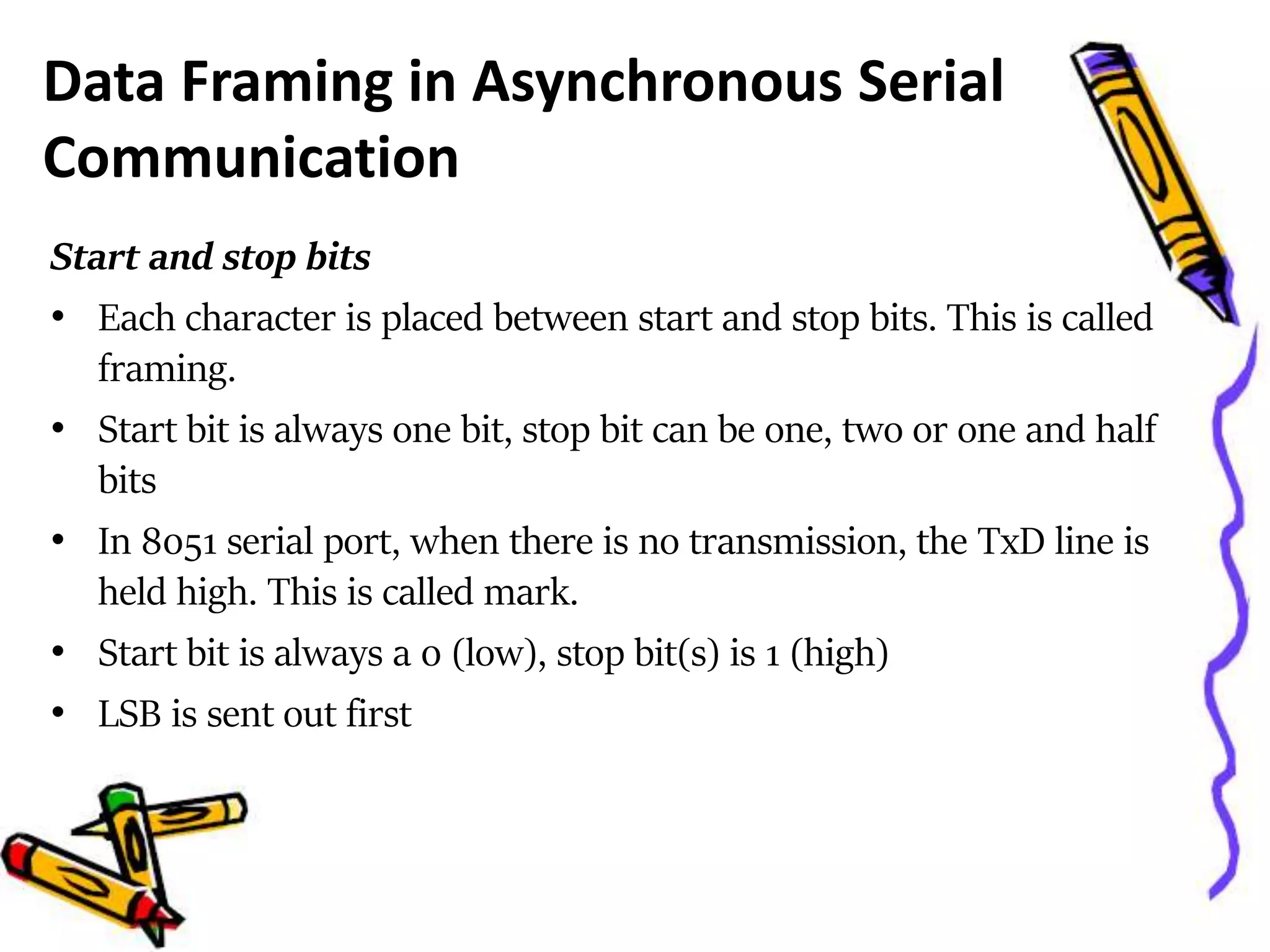 Serial Communication In 8051 Pptx Computer Networking Computing