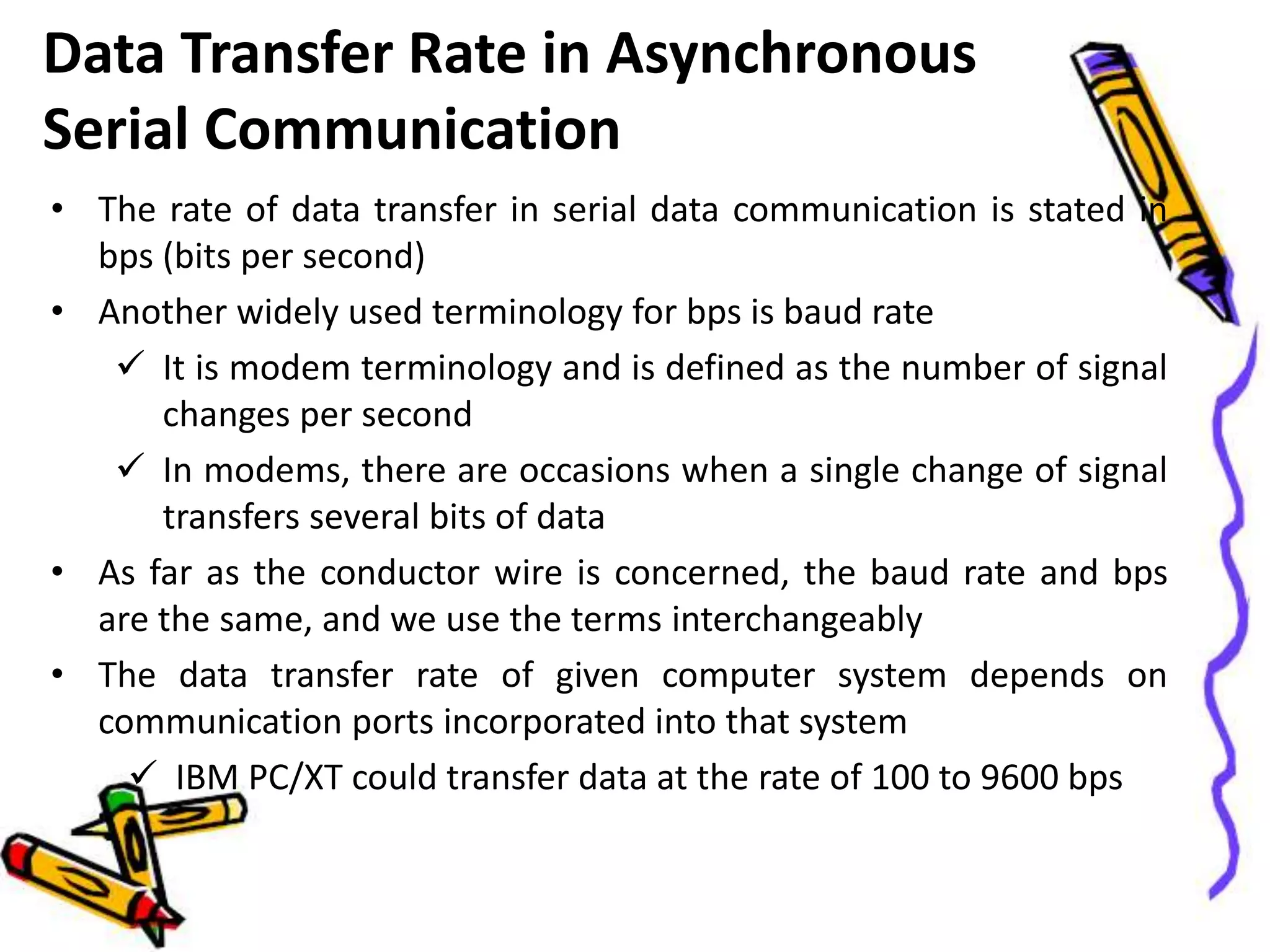Serial Communication in 8051 | PPTX