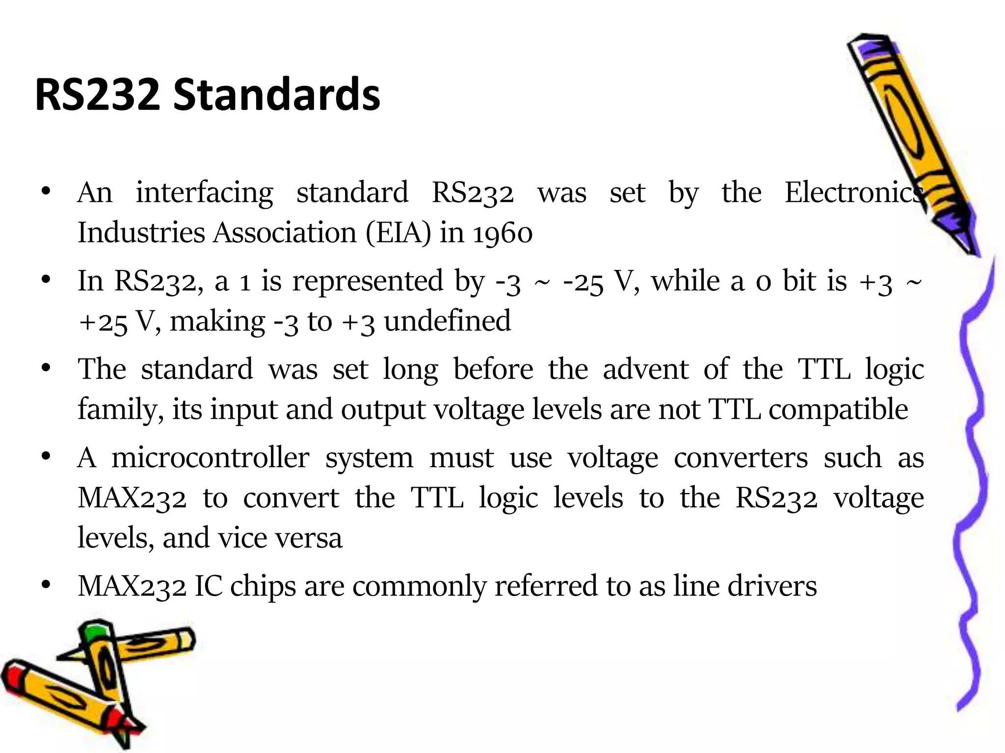 Serial Communication in 8051 | PPTX