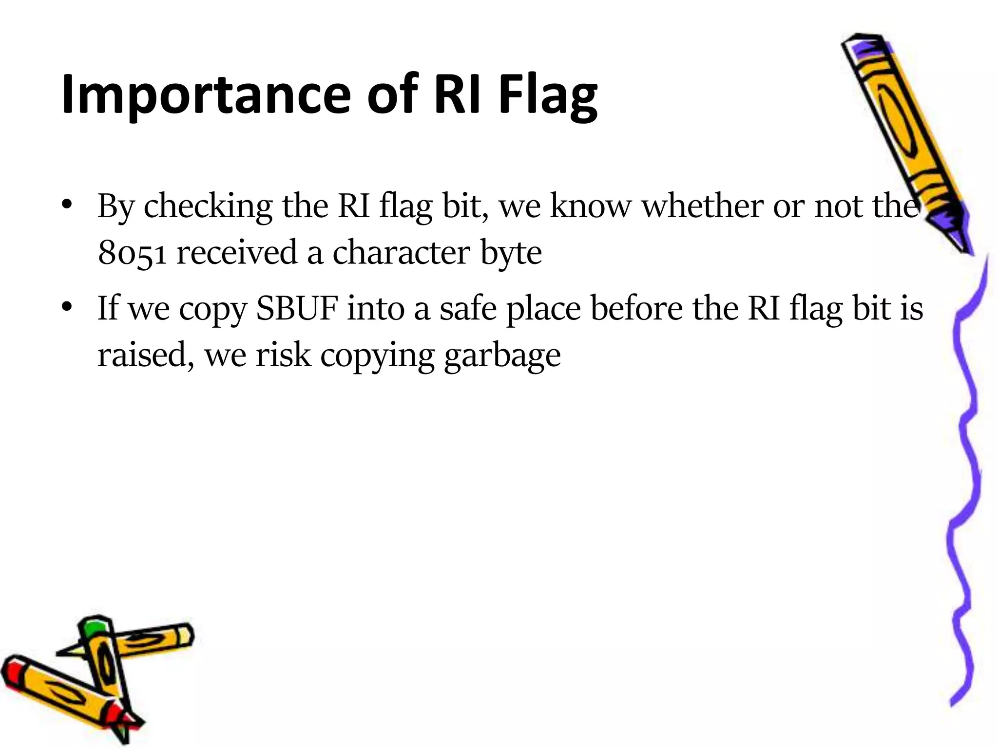 Serial Communication in 8051 | PPTX