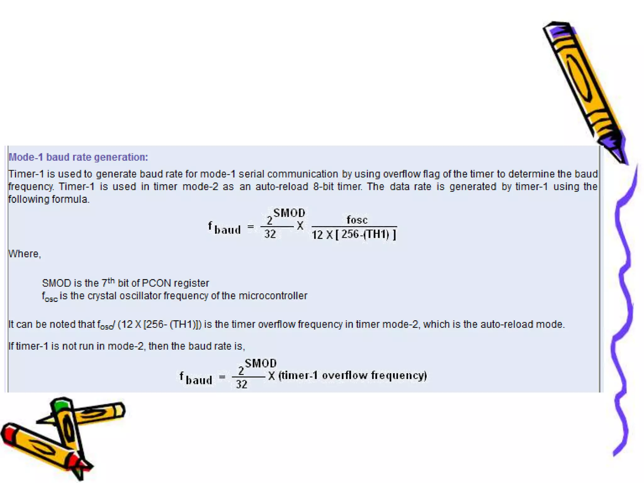 Serial Communication in 8051 | PPTX