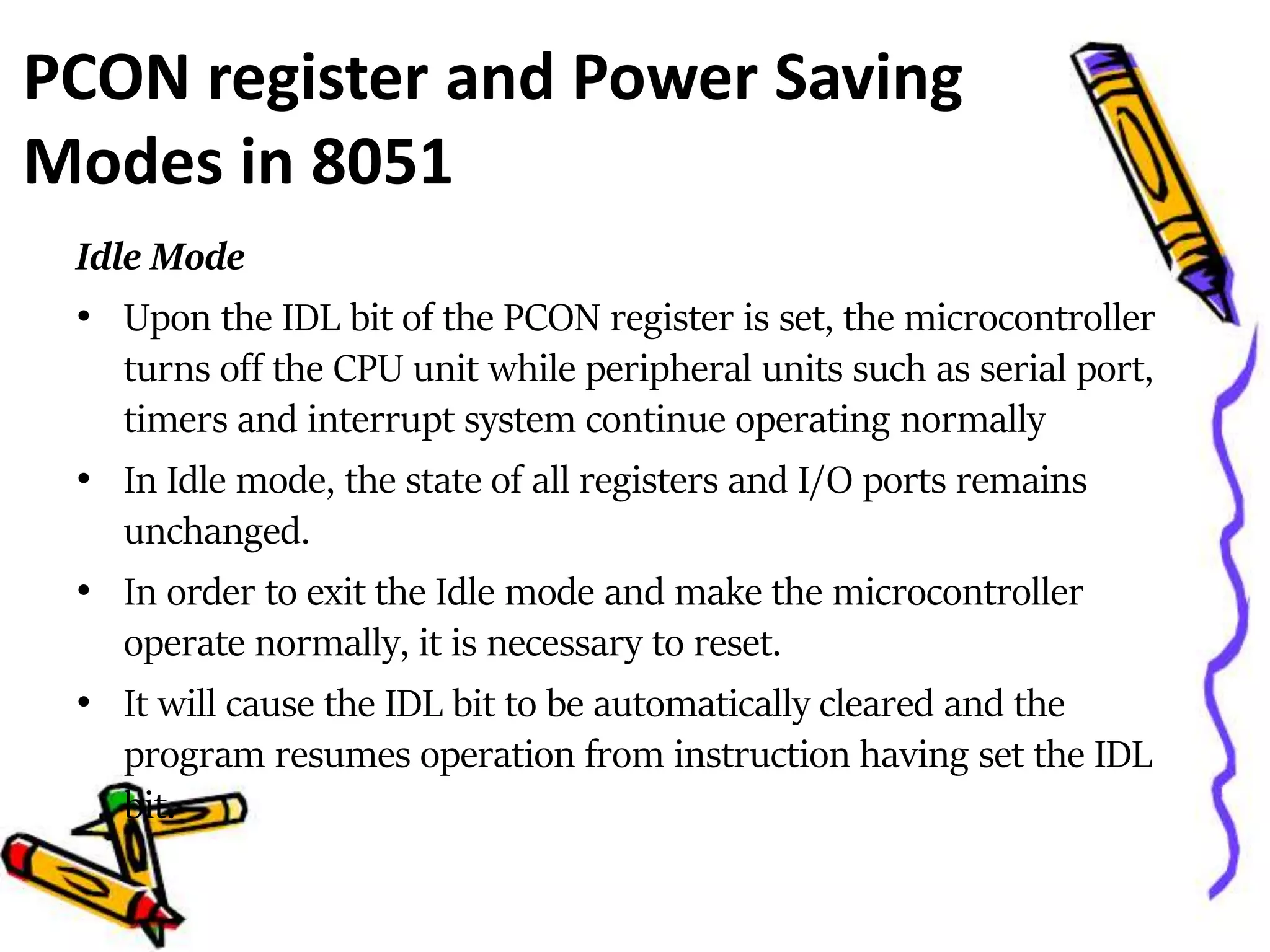 Serial Communication in 8051 | PPTX