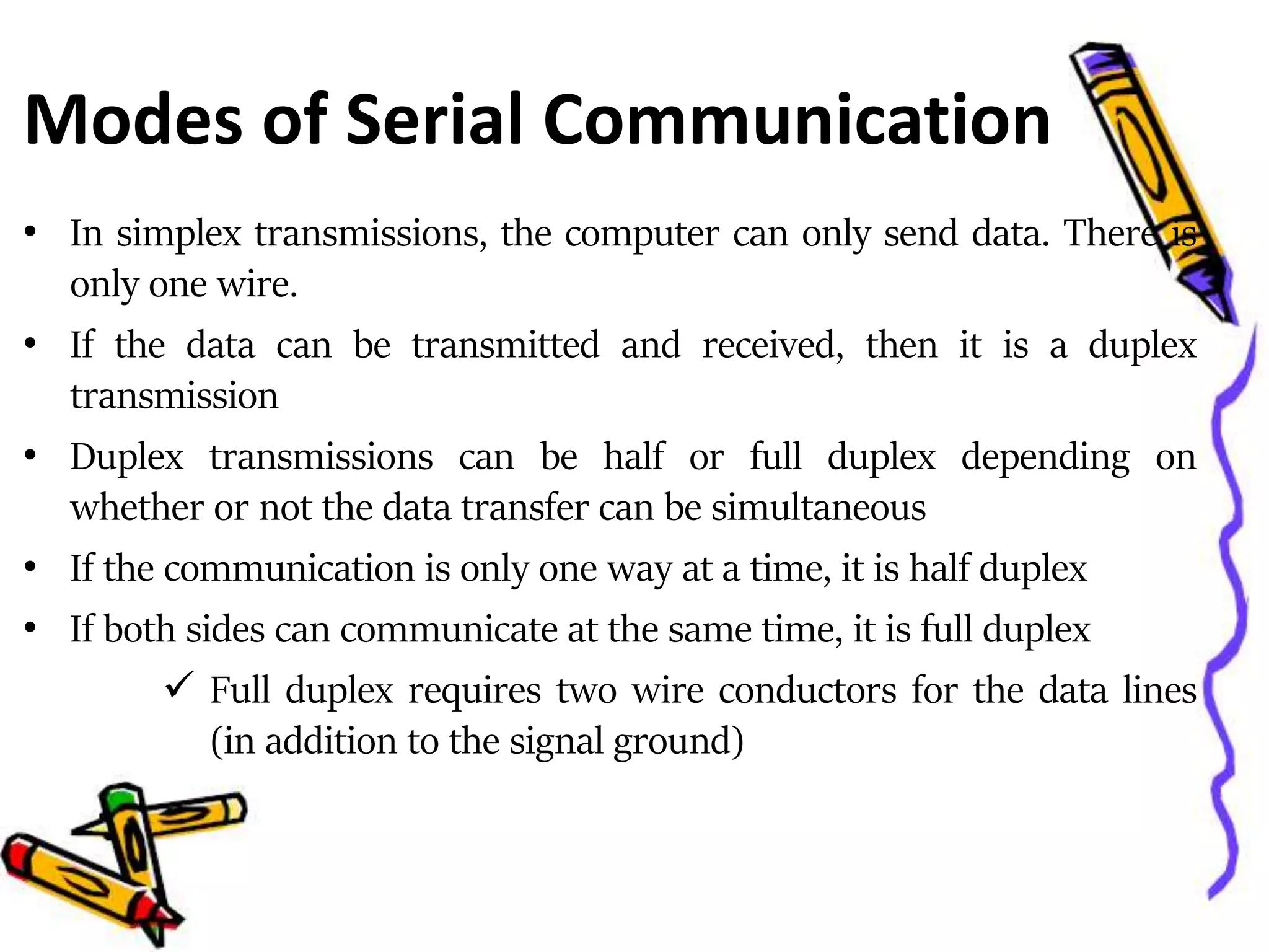 Serial Communication in 8051 | PPTX