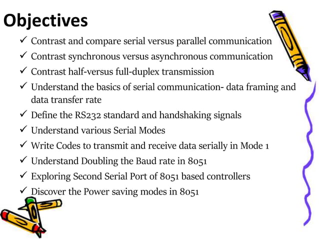 Serial Communication in 8051 | PPTX | Computer Networking | Computing