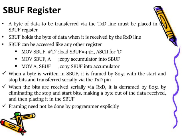 Serial Communication in 8051 | PPTX | Computer Networking | Computing