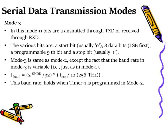 Serial Communication in 8051 | PPTX | Computer Networking | Computing