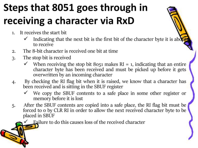 Serial Communication in 8051 | PPTX | Computer Networking | Computing