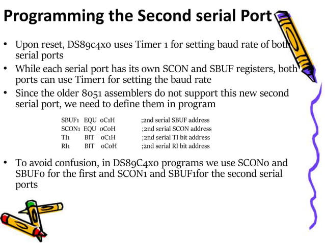 Serial Communication in 8051 | PPTX | Computer Networking | Computing