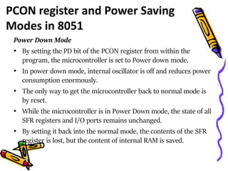 Serial Communication in 8051 | PPTX