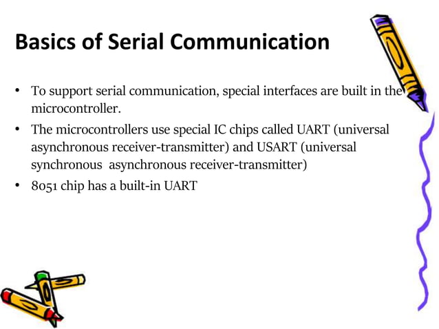 Serial Communication in 8051 | PPTX | Computer Networking | Computing